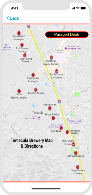 Temecula Winery Map