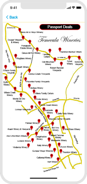 Temecula Winery Map